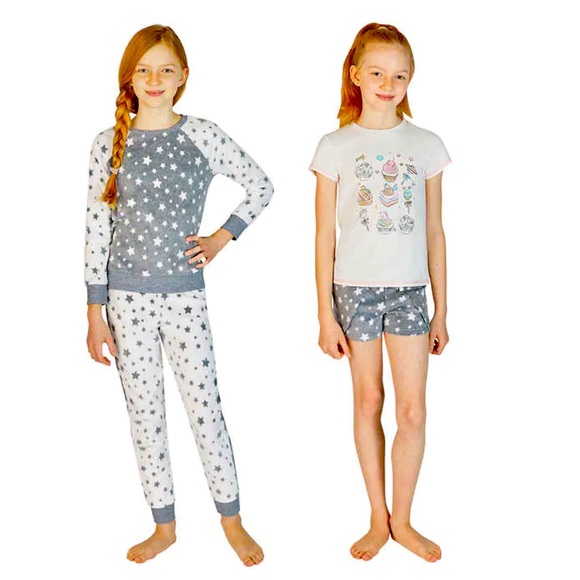 BCBG | Pajamas | Bcbg Youth Girls 4piece Lounge Set Style Star | Poshmark